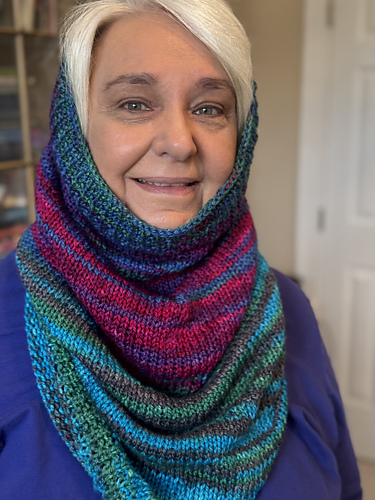Ravelry: Silky Twist Cowl/Hoodie pattern by Iris Schreier