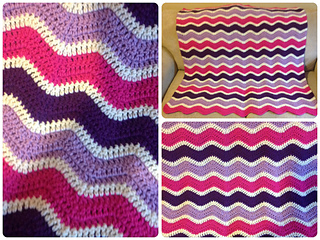 Ravelry: pekeapoomom's Grape-berry Ripple Baby Blanket