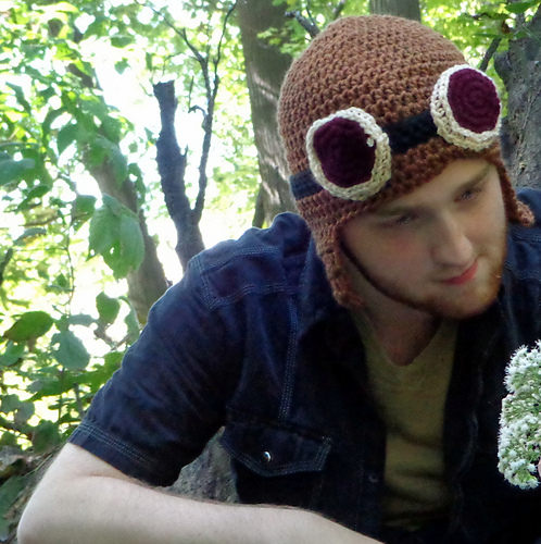 Ravelry: Steampunk Pilot Earflap Hat pattern by Emily Catherine