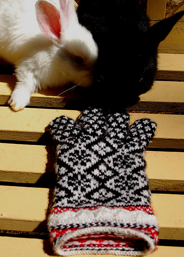 Ravelry: Kihnu Gloves pattern by Nancy Bush