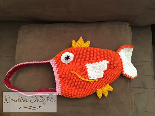 Ravelry: Magikarp the purse or plush pattern by Denise Barnes