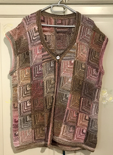 Ravelry: Mitered Square Vest pattern by Nazanin S. Fard