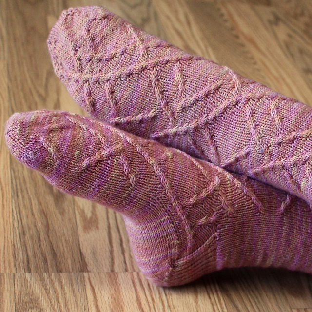 Ravelry: Sand Gecko Socks pattern by Carolyn Lisle
