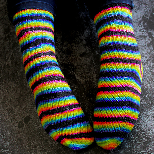 Ravelry: Pedestrian Scramble Socks pattern by Carolyn Lisle