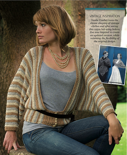 Ravelry: Vintage Bolero pattern by Zoe Clements