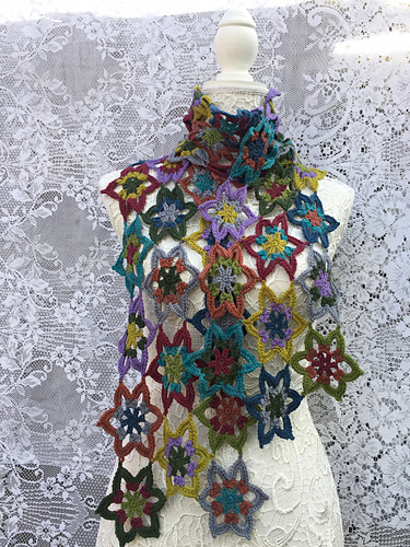 Ravelry: Moonflower Stole pattern by Zoe Clements