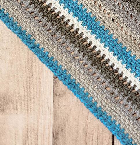 Ravelry: Cozy Striped Shawl pattern by Kara Gunza