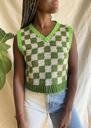 Ravelry: Checkered Vest pattern by Julieth Castillo