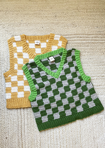 Ravelry: Checkered Vest pattern by Julieth Castillo