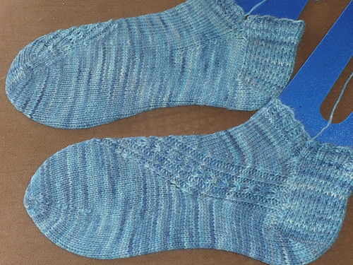 Ravelry: Chain Link Sockettes pattern by Kandice Force