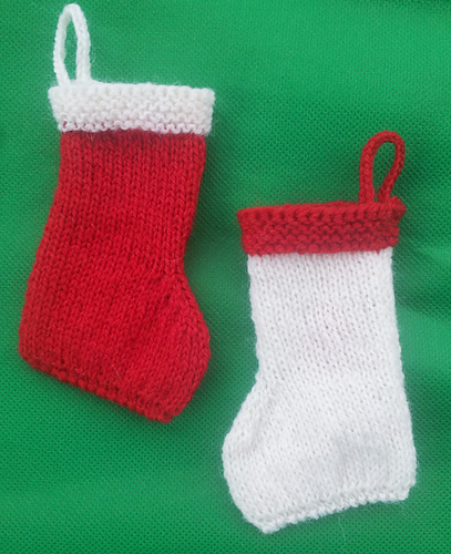 Ravelry: Christmas Stocking Ornament pattern by KnitCurio
