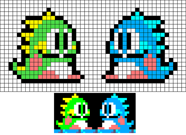 Ravelry: Bubble Bobble Chart pattern by Peukalo