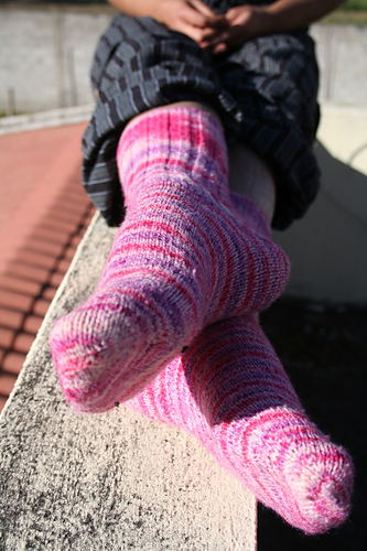 Ravelry: Easy Magic Loop Toe Up Socks pattern by Phoenix Bess