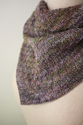 Ravelry: Cheques Shawlette / Kerchief Triangle Scarf pattern by Brenda ...