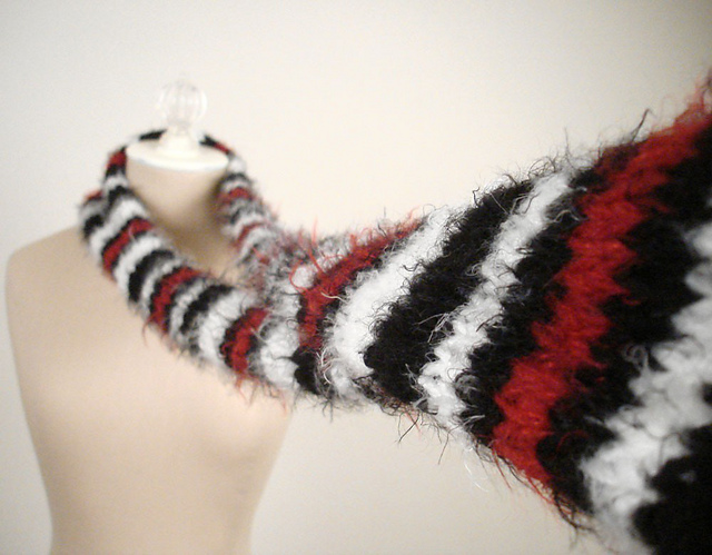 Ravelry: Gothic Stripes Scarf pattern by Brenda Lavell