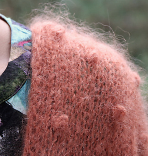 Ravelry: Fuzzy Dot Cardigan / Fuzzy dottejakke pattern by Anna Enge