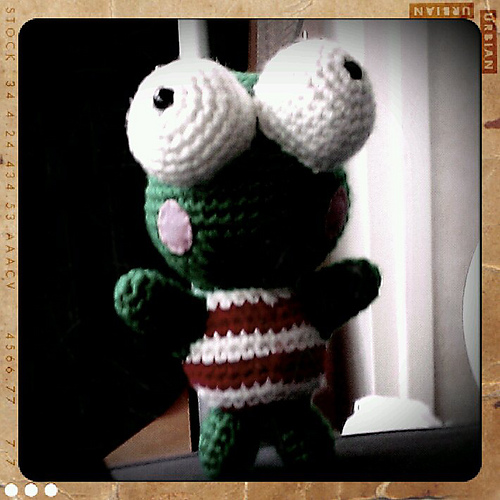 Ravelry: Crocheted Keroppi Lookalike Amigurumi pattern by Armina Parnagian