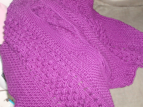 Ravelry: Aran Toggle Wrap pattern by Nazanin S. Fard