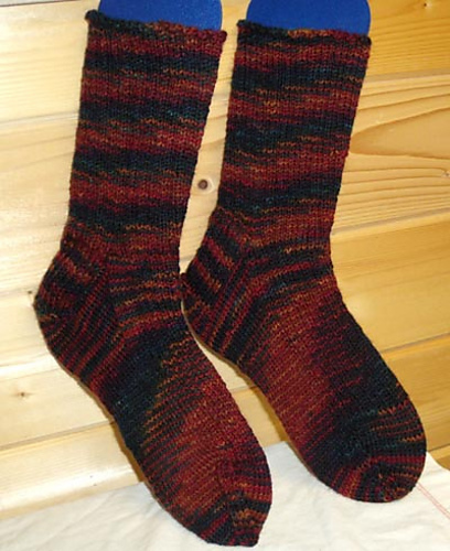 Ravelry: Ribbed Socks pattern by Johanna M Marsan