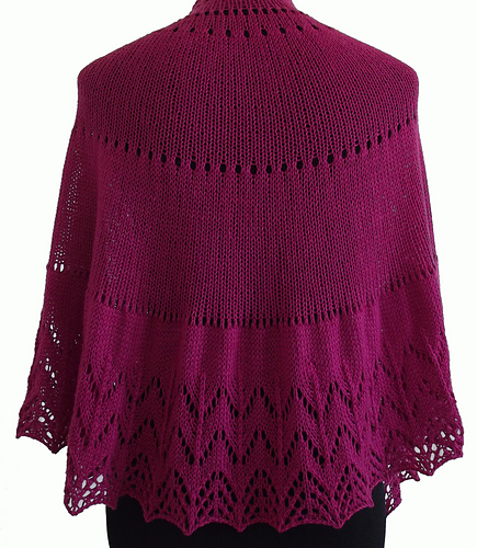 Ravelry: Chevron Lace Edging Shawl pattern by Pamela Young