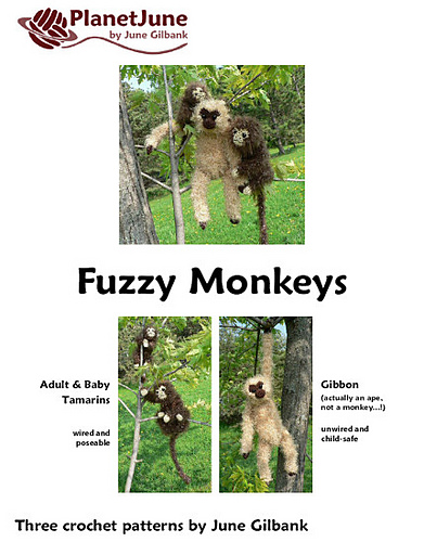 Ravelry: Fuzzy Monkeys pattern by June Gilbank