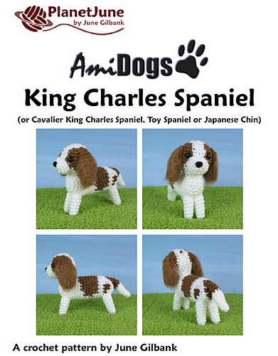 Ravelry: AmiDogs King Charles Spaniel pattern by June Gilbank