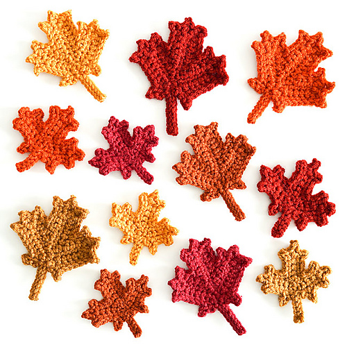 Ravelry: Maple Leaf Collection & Canadian Flag pattern by June Gilbank