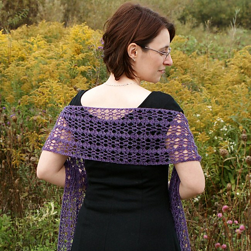 Ravelry: Gossamer Lace Wrap pattern by June Gilbank