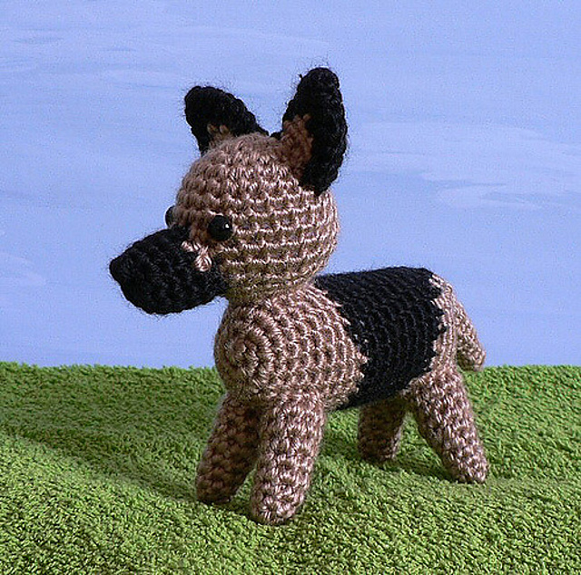 Ravelry: AmiDogs German Shepherd pattern by June Gilbank
