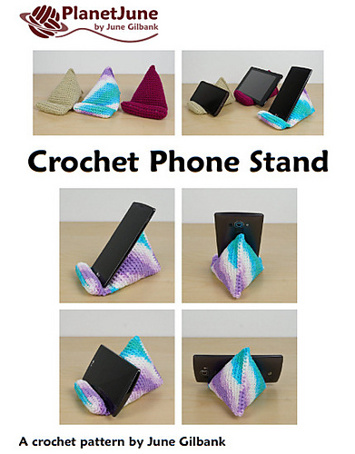 Ravelry: Crochet Phone Stand pattern by June Gilbank