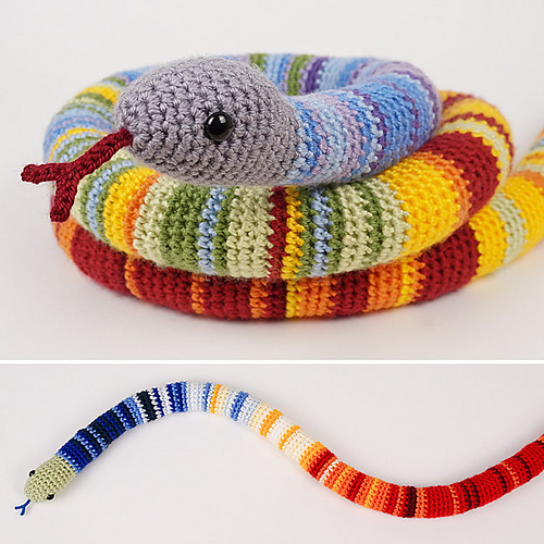 Ravelry: Temperature Snake pattern by June Gilbank