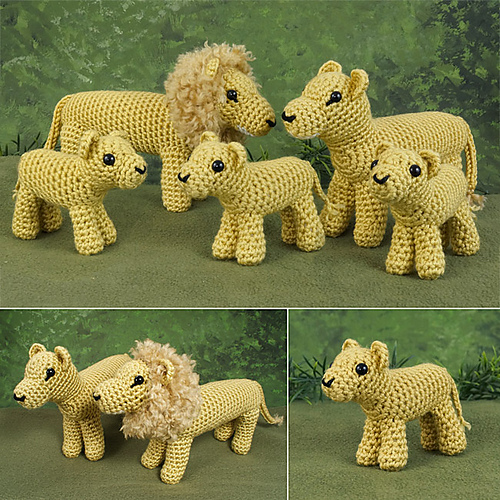 Ravelry: Lion and Lioness pattern by June Gilbank