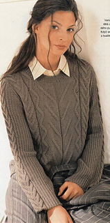 Ravelry: # 25 Strukturmusterpulli in Braun pattern by Sabrina/Sandra ...