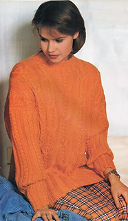 Ravelry: # 24 Pulli in Orange pattern by Diana Design Team