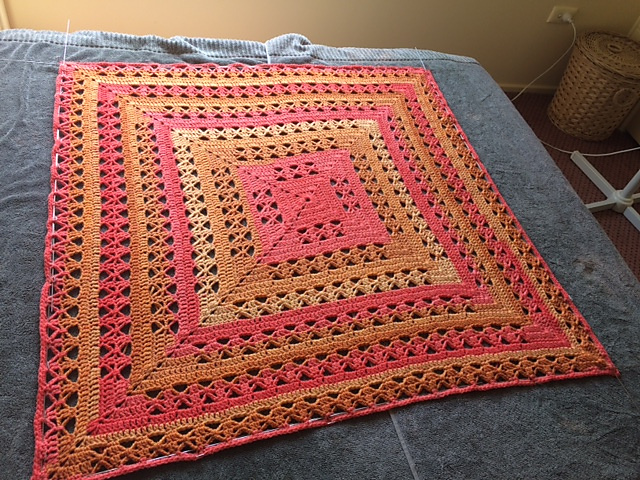 Ravelry: pmilne's Lunar Crossings Square Blanket