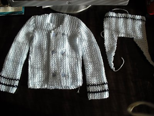 Ravelry: Sailor Cardigan Slip Over with Beret pattern by American ...