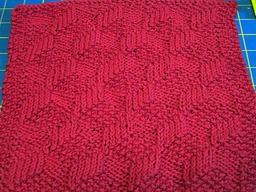 Ravelry: Slanted Squares pattern by Linda Luder