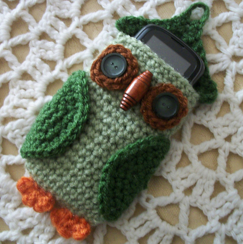 Ravelry: poenut's Owl Cell Phone Cozy