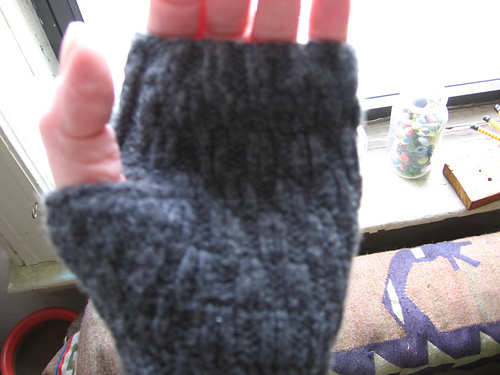 Ravelry: Bavarian Style Grey Fingerless Mittens pattern by Zabeth ...