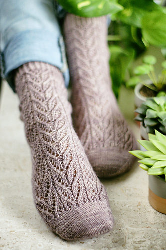 Ravelry: Botanica Socks pattern by Paula Wiśniewska
