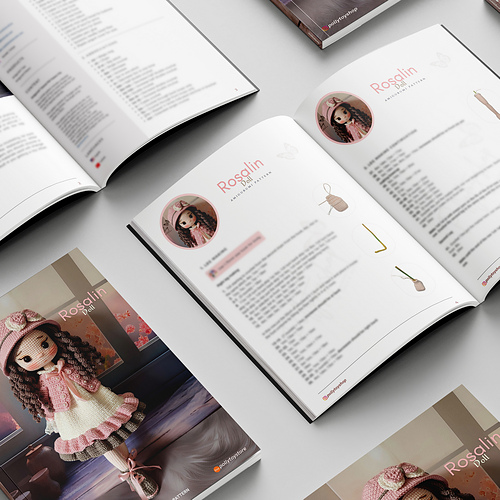 Ravelry: Rosalin Amigurumi Doll pattern by PollyToys