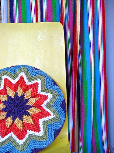 Ravelry: Pinwheel Pillow pattern by Morgan Forrester