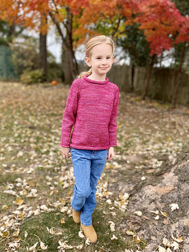 Ravelry: #37 Top Down Roll Raglan pattern by Melinda Goodfellow
