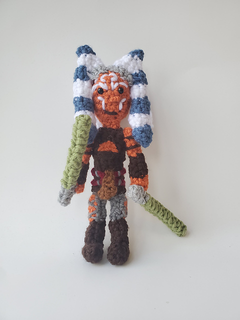 Ravelry: Ahsoka Tano (Star Wars) Amigurumi pattern by Gillian Nestor