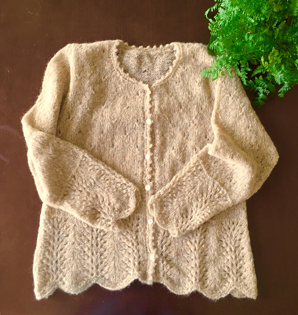 Ravelry: 23-24-7 Wave Pattern Cardigan pattern by Pierrot (Gosyo Co., Ltd)