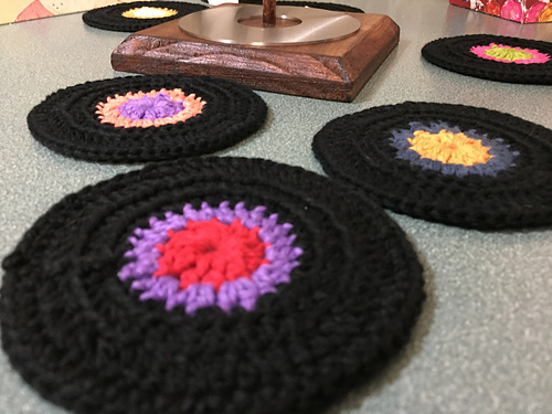 Ravelry: Retro Record Coasters pattern by Bessie PC