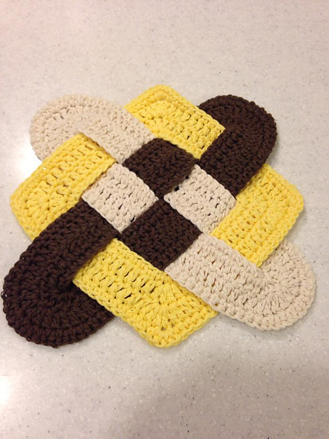 Ravelry: poshlynne's Sailor's Knot Trivet
