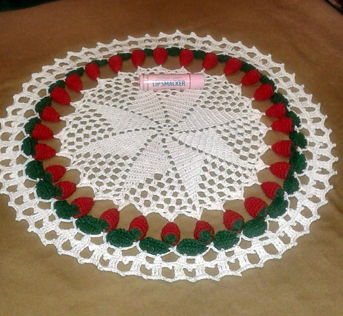 Ravelry: Wild Strawberry Doily pattern by S. Patterson