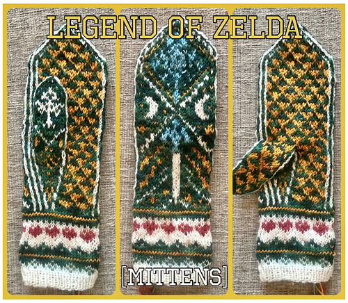 Ravelry: Legend of Zelda Mittens pattern by Schin Loong