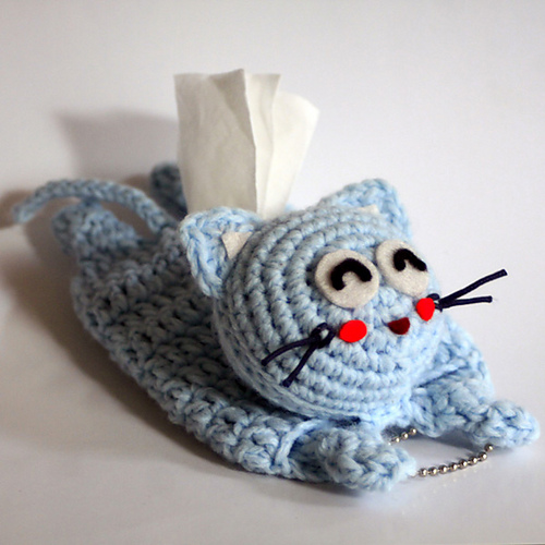 Ravelry: Twinky Cat Kleenex Pocket pattern by Anya Memouse